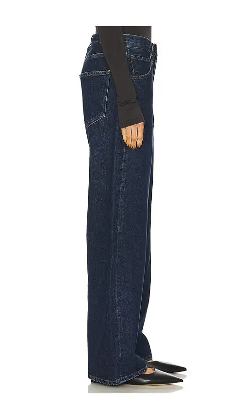 AGOLDE Low Curve Wide Leg Jeans - Blue