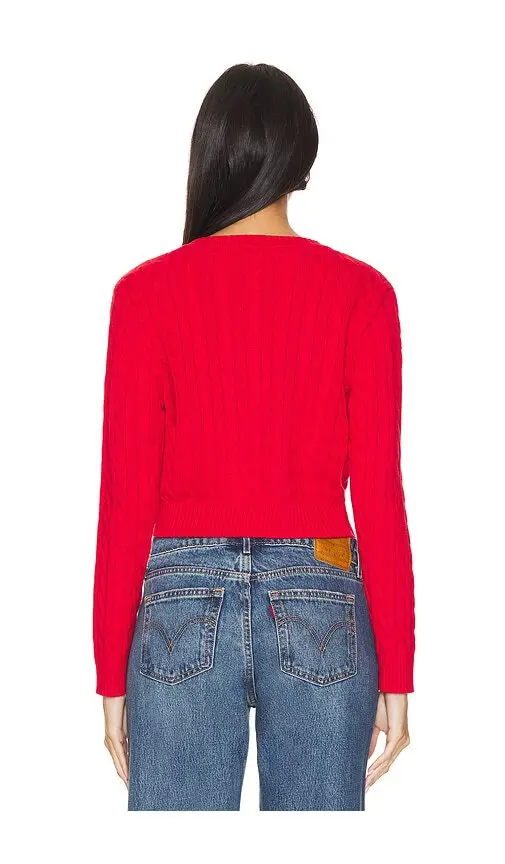 Frankies Bikinis Dudley Cable Knit Cardigan