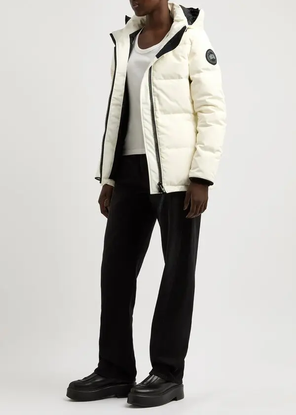 Canada Goose Chelsea Quilted Arctic-tech Parka Coat - Cream