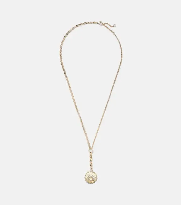 FOUNDRAE Internal Compass New Beginnings Diamond Pendant Necklace