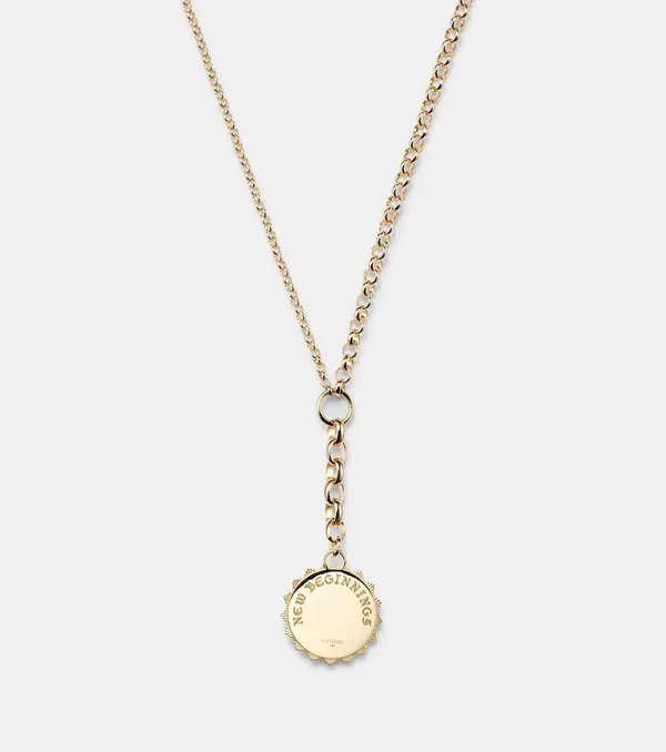 FOUNDRAE Internal Compass New Beginnings Diamond Pendant Necklace