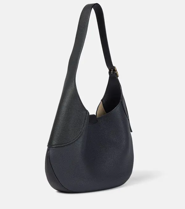 Loro Piana Bobbin Medium Leather Shoulder Bag