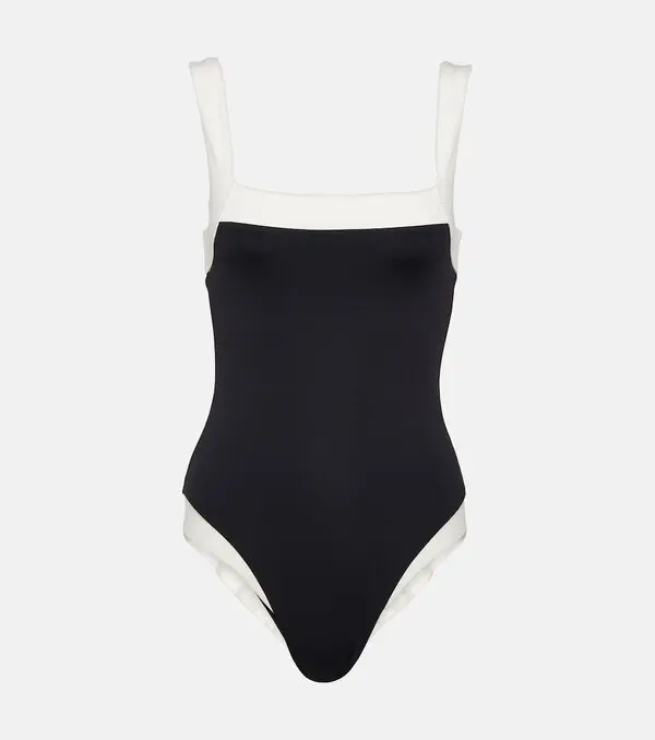 Marysia Bianco Maillot Square Neck Swimsuit - Multicoloured