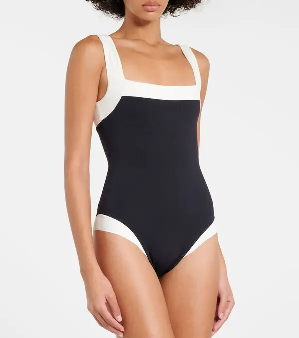 Marysia Bianco Maillot Square Neck Swimsuit