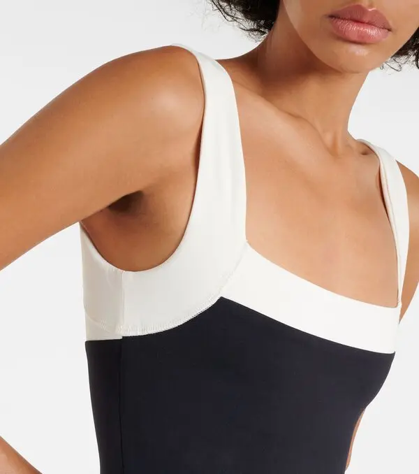 Marysia Bianco Maillot Square Neck Swimsuit