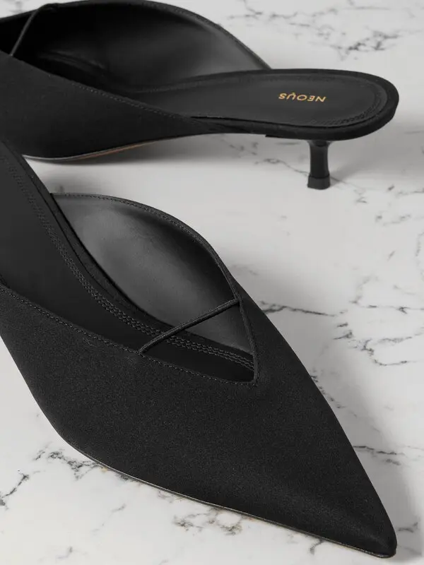 NEOUS Matar Satin Mules