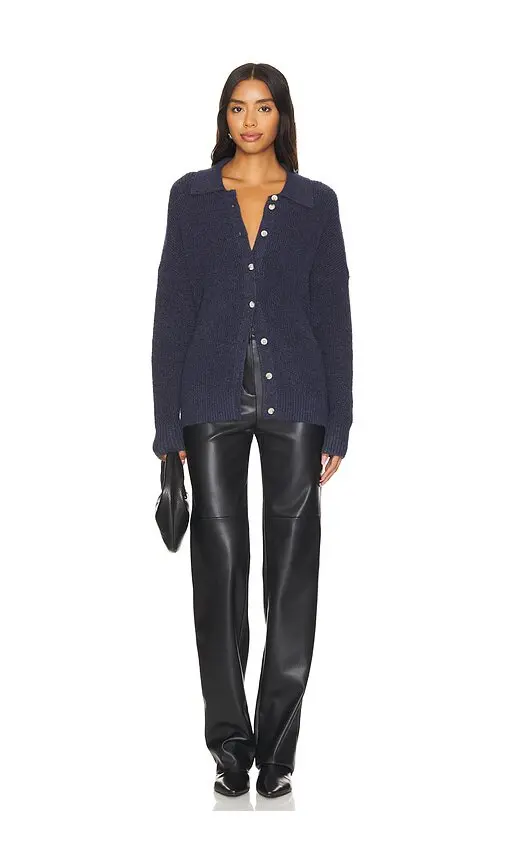 Central Park West Millie Oversized Sweater Polo
