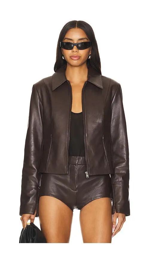 LAMARQUE Oceana Jacket In . Also - Brown