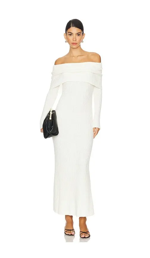 LOVERS AND FRIENDS Maxi Knit Dress - Ivory