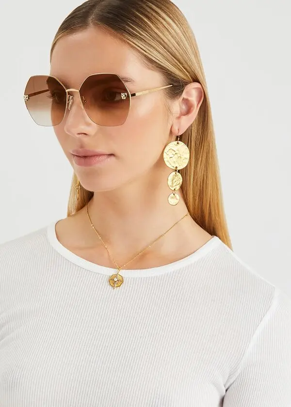Cartier Panthère De -tone Sunglasses