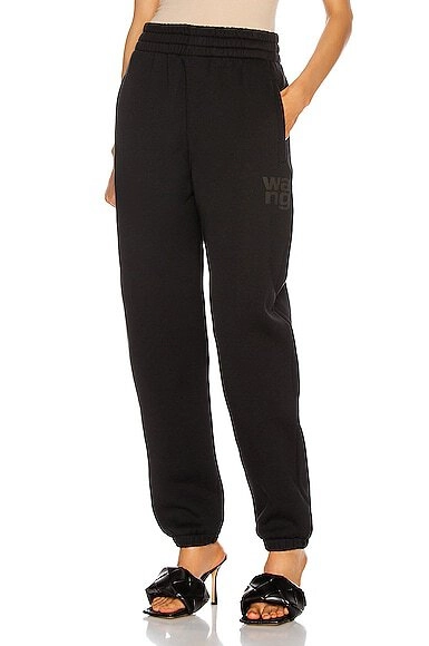 Alexander Wang Foundation Terry Classic Sweatpant - Black