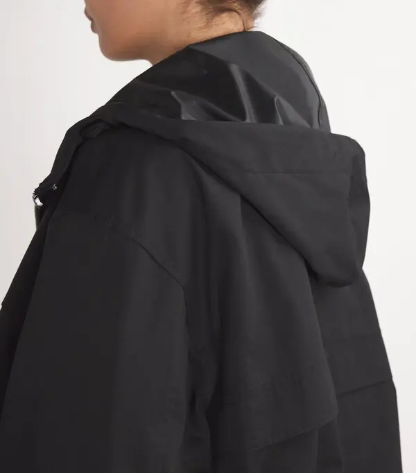 YVES SALOMON Rabbit Fur-lined Parka Coat