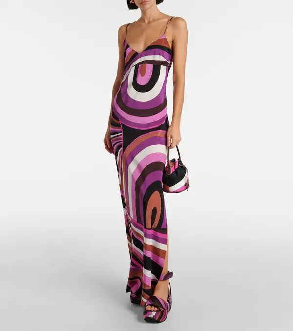 Emilio Pucci Yummy Iride Canvas Bucket Bag