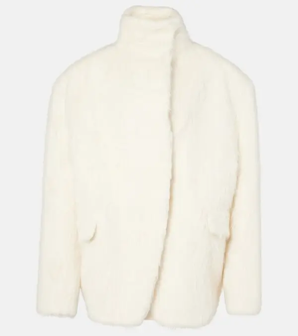 Magda Butrym Alpaca-blend Jacket - White