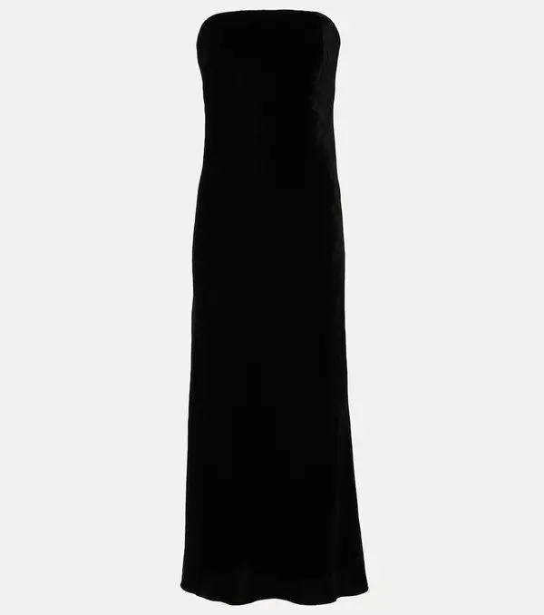 Veronica Beard Flora Bustier Dress - Black