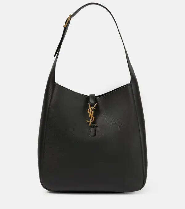 Saint Laurent Le 5 A 7 Supple Large Shoulder Bag - Black