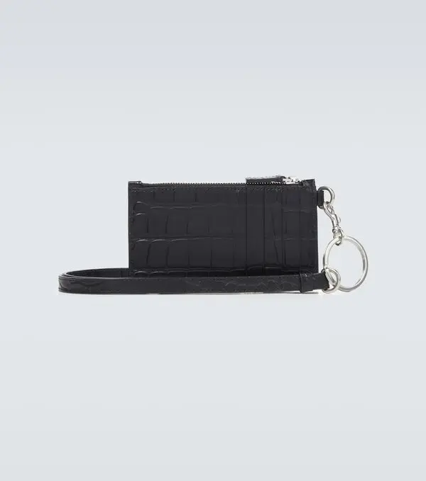 Balenciaga Cash Card Case On Keyring