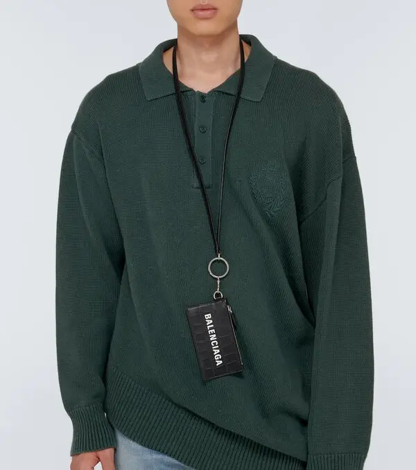 Balenciaga Cash Card Case On Keyring