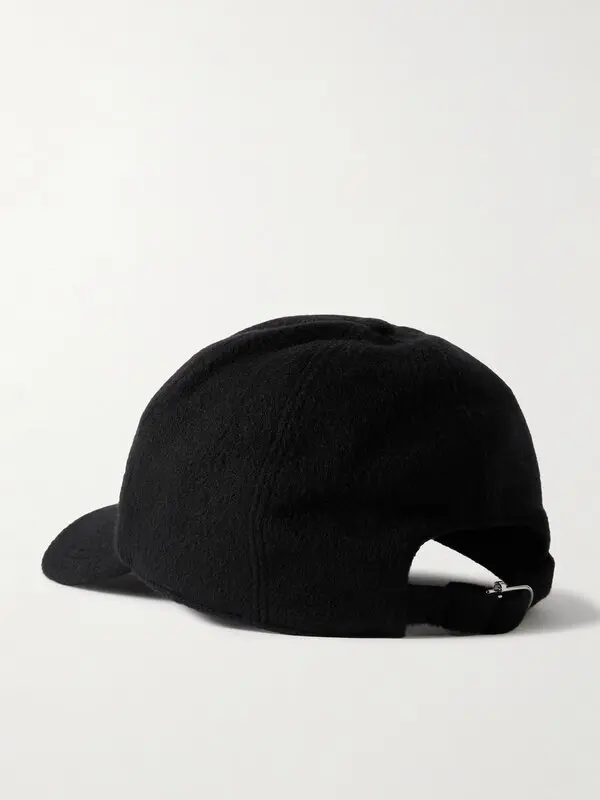 Gabriela Hearst Cashmere Baseball Cap - Black