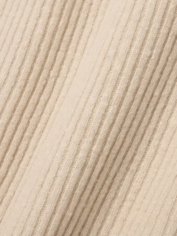 Co Ribbed Wool-blend Midi Skirt