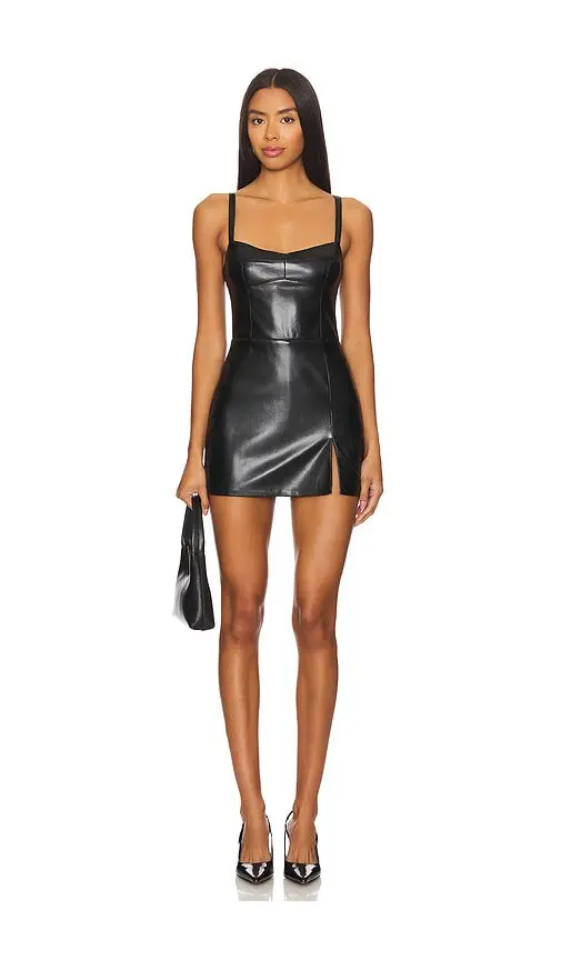 Amanda Uprichard Cachet Skort Romper In . Also - Black