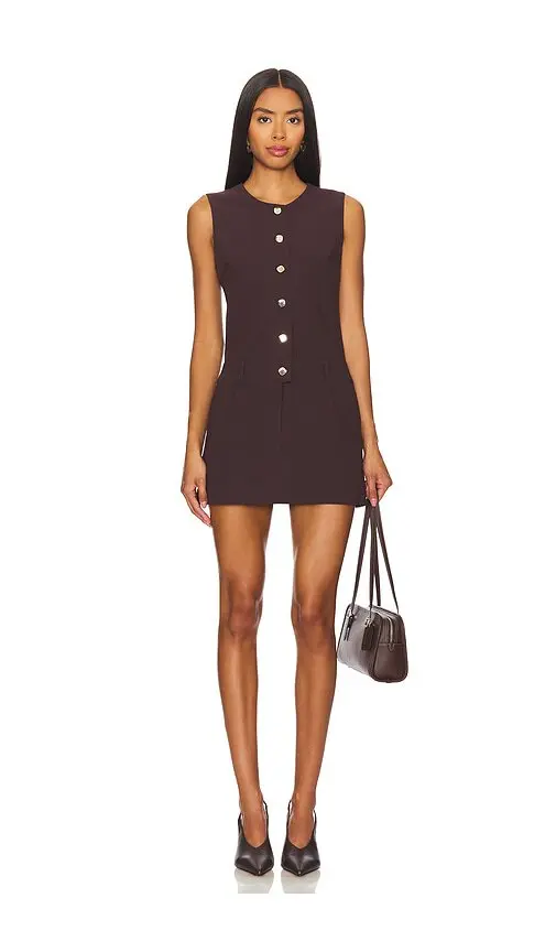 Amanda Uprichard Tori Dress In . Also - Brown