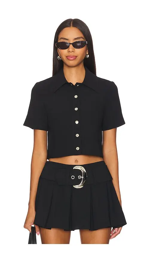 Amanda Uprichard Josie Crop Top
