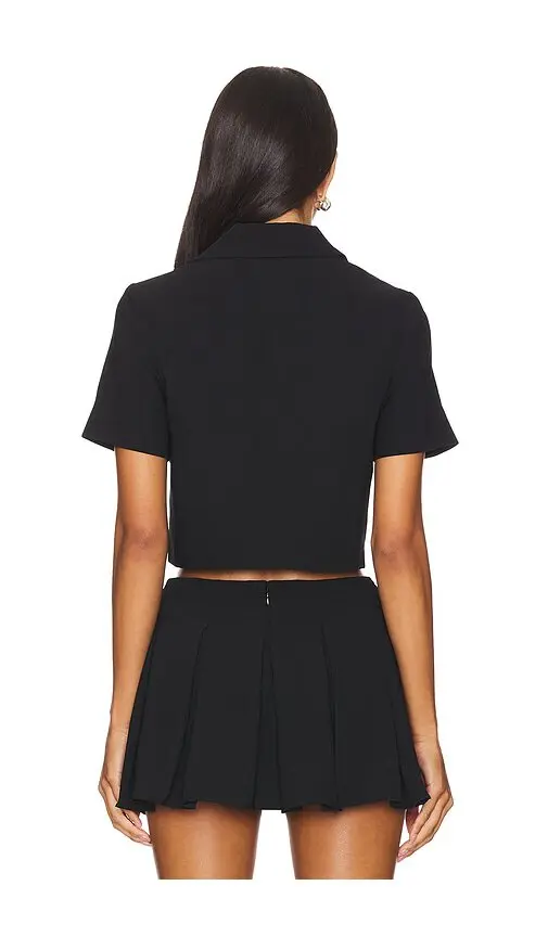 Amanda Uprichard Josie Crop Top