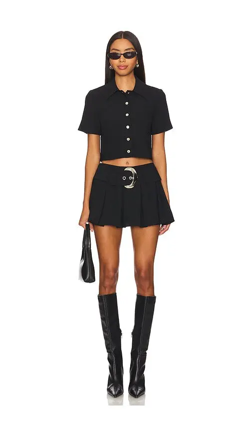Amanda Uprichard Josie Crop Top