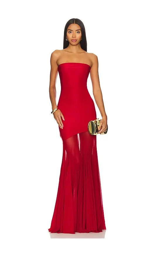 DEME BY GABRIELLA Dahlia Gown - Red