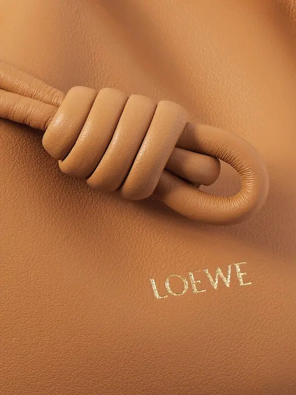 Loewe Flamenco Mini Leather Clutch - Brown