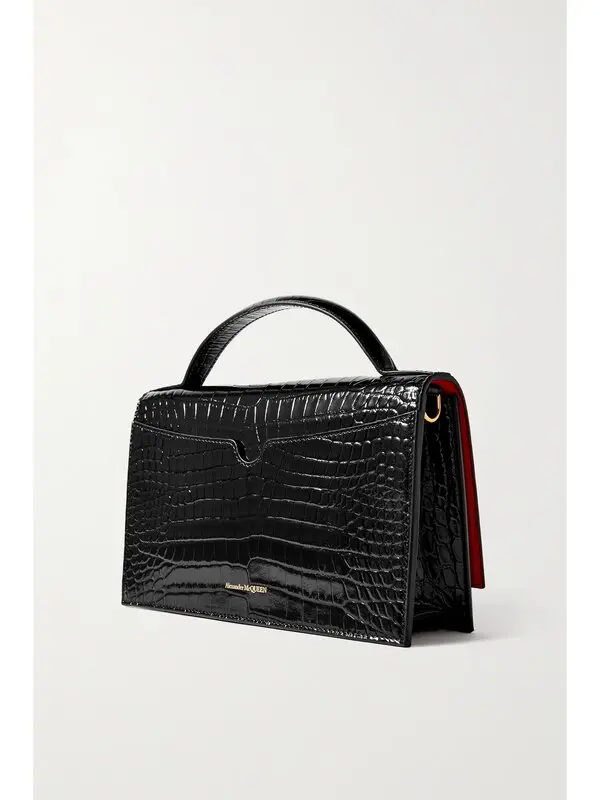 Alexander McQueen Skull Shoulder Bag - Black