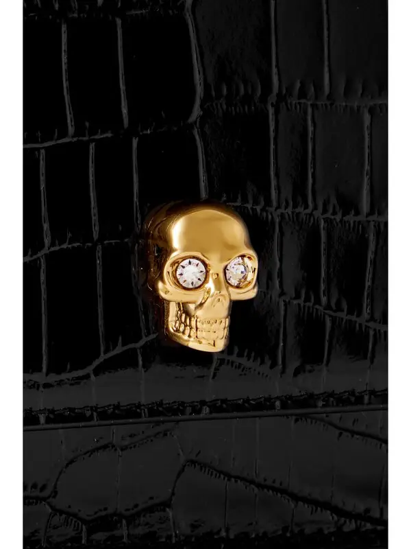 Alexander McQueen Skull Shoulder Bag - Black