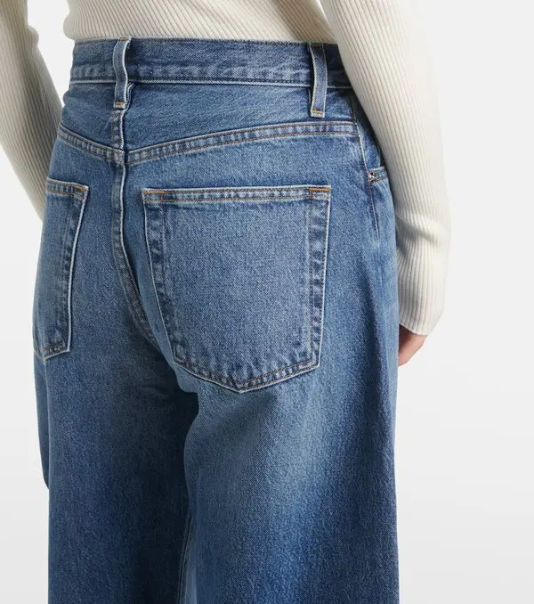 FRAME The Bubble Barrel-leg Jeans In Westbury