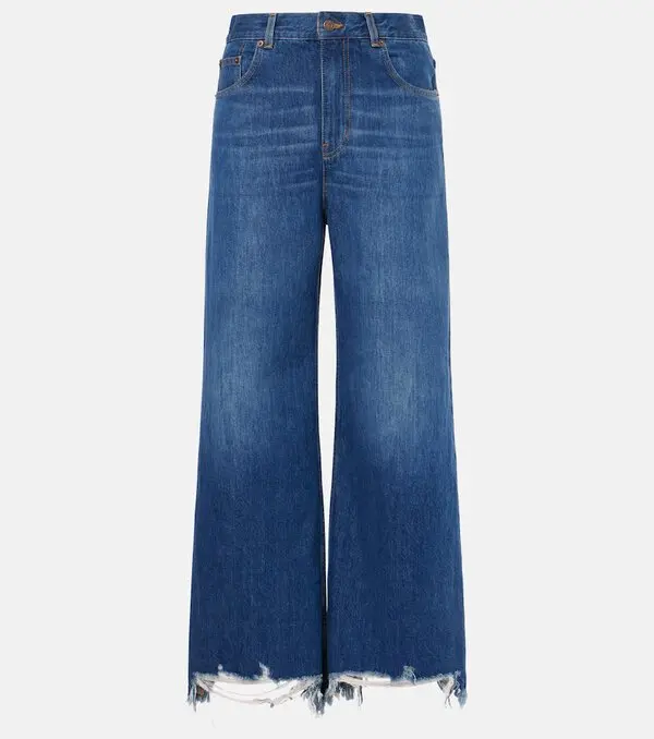 Chloé Mid-rise Wide-leg Jeans