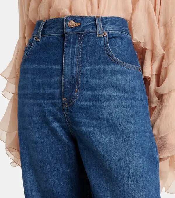 Chloé Mid-rise Wide-leg Jeans