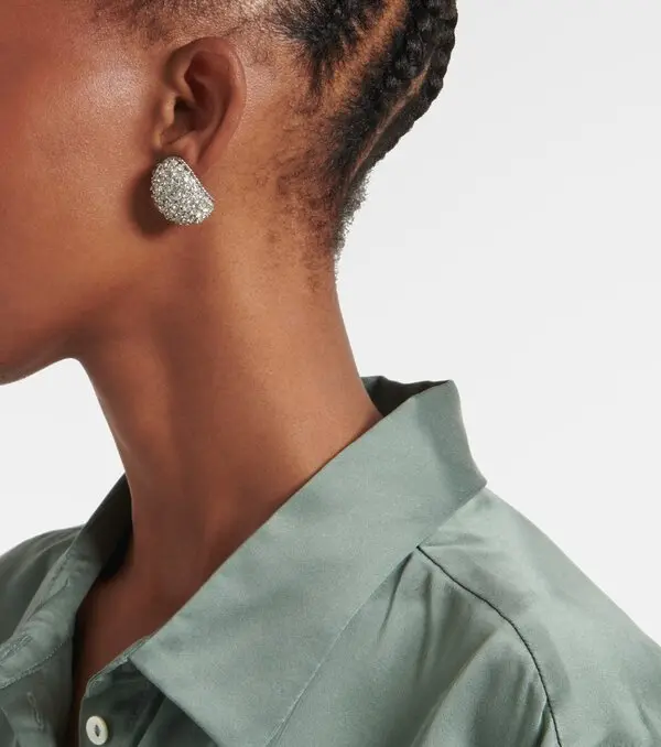 JENNIFER BEHR Tinsel Crystal Earrings