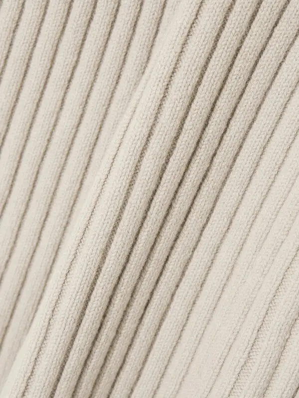 Max Mara Ribbed Wool-blend Maxi Skirt