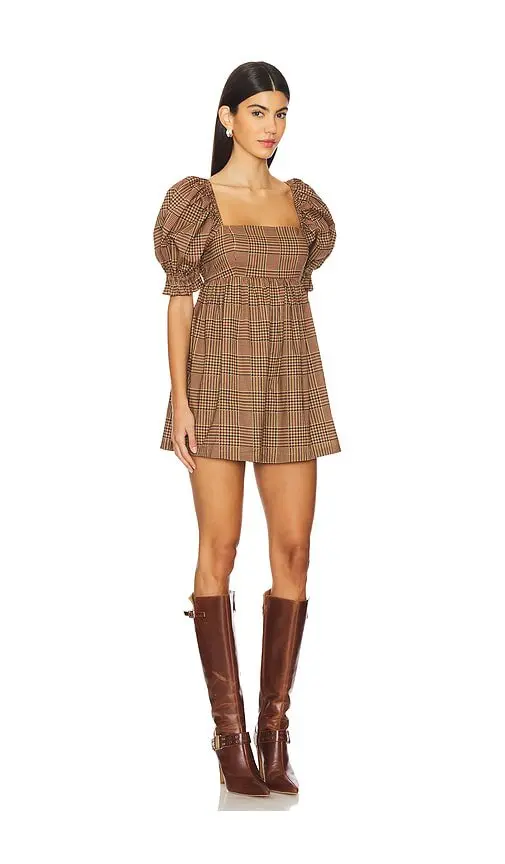 SELKIE The Bunny Romper In Plaid Poplin