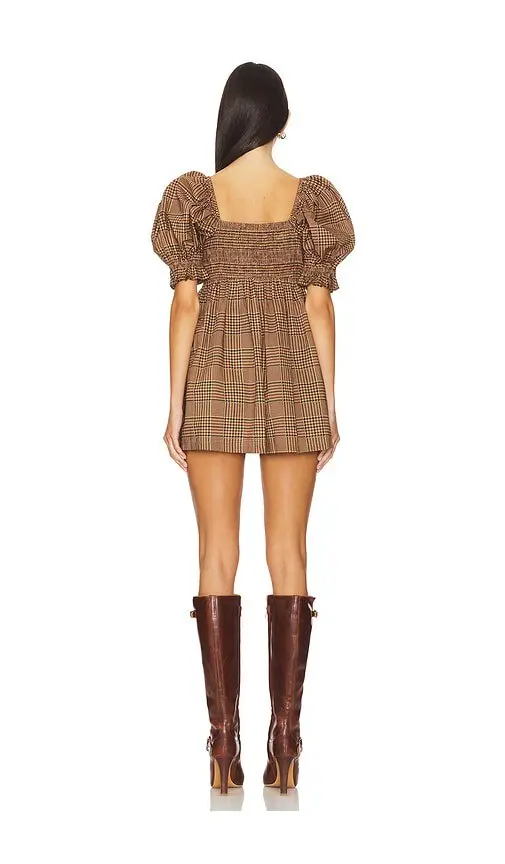 SELKIE The Bunny Romper In Plaid Poplin