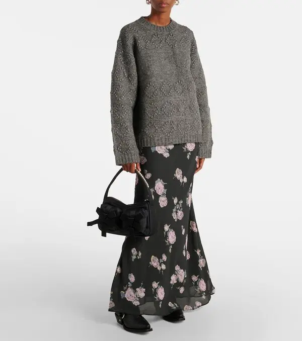 GANNI Wool And Cotton Sweater