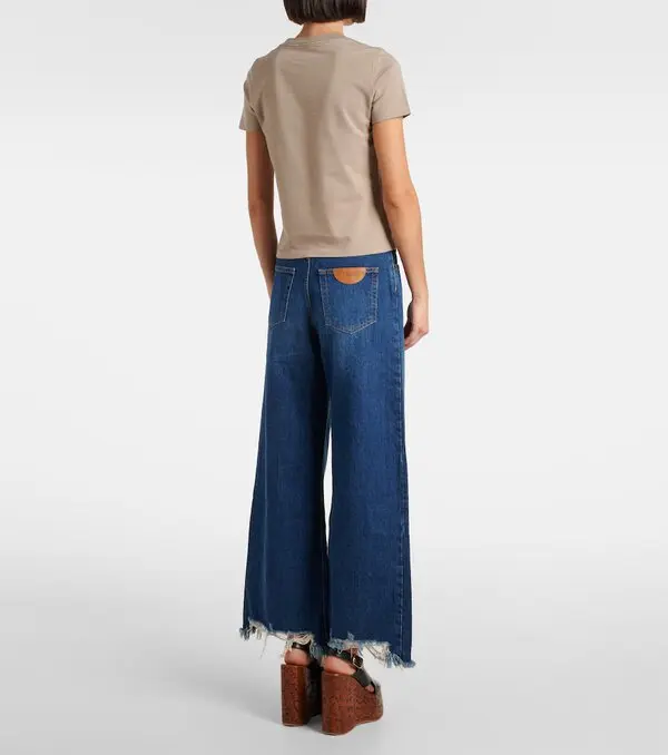 Chloé Cotton Logo T-shirt - Grey