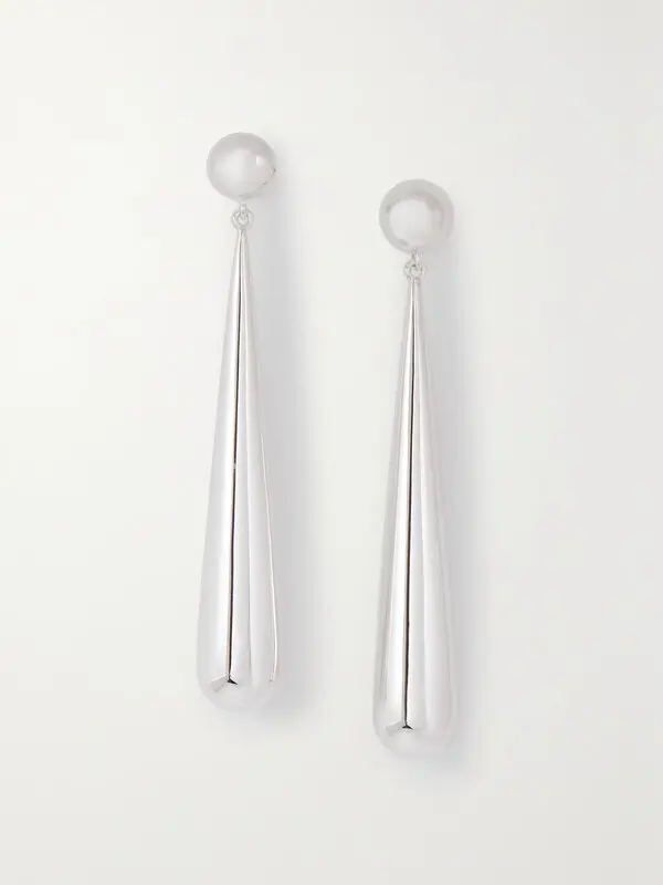 Lié Studio The Louise Drop Earrings - Silver