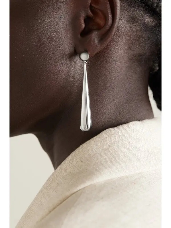 Lié Studio The Louise Drop Earrings - Silver
