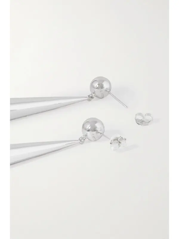 Lié Studio The Louise Drop Earrings - Silver