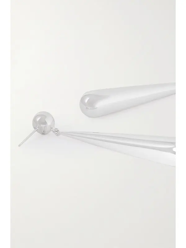 Lié Studio The Louise Drop Earrings - Silver
