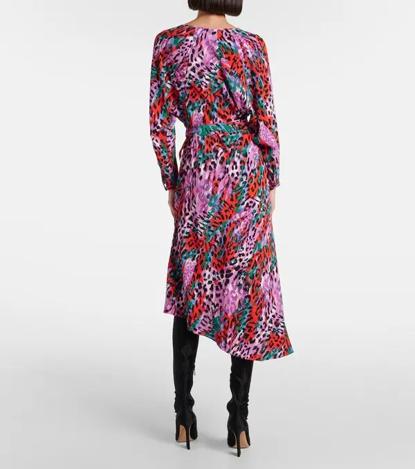 Diane Von Furstenberg Eloise Leopard-print Midi Wrap Dress