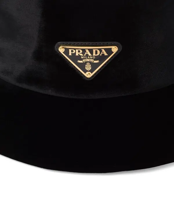 Prada Velvet Bucket Hat