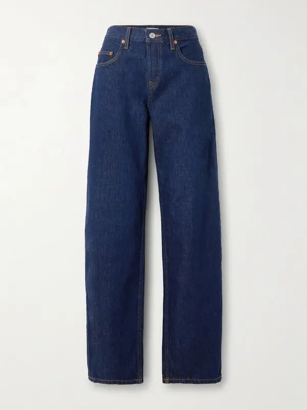 RE/DONE High-rise Tapered Jeans