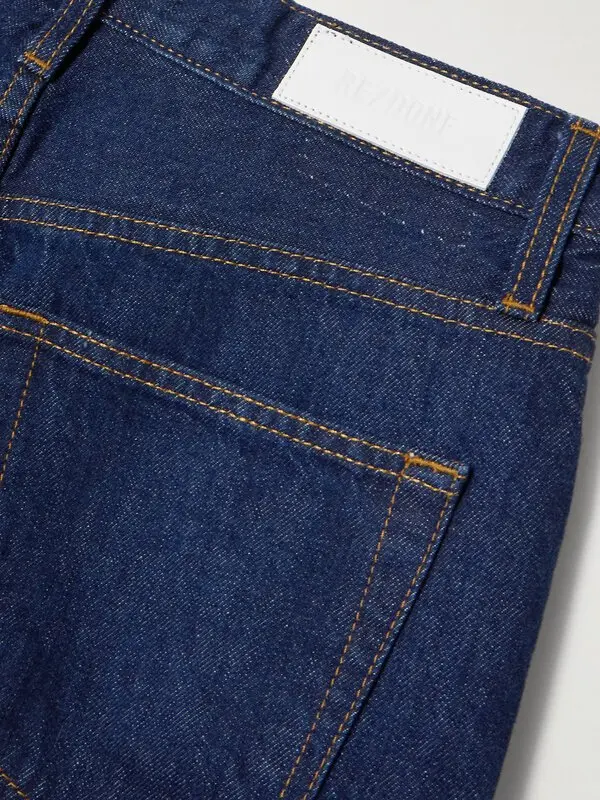 RE/DONE High-rise Tapered Jeans